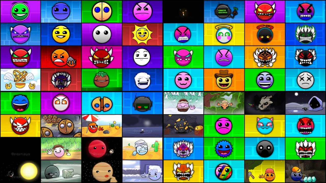 All Fire In The Hole Normal and Reverse | Geometry Dash - YouTube