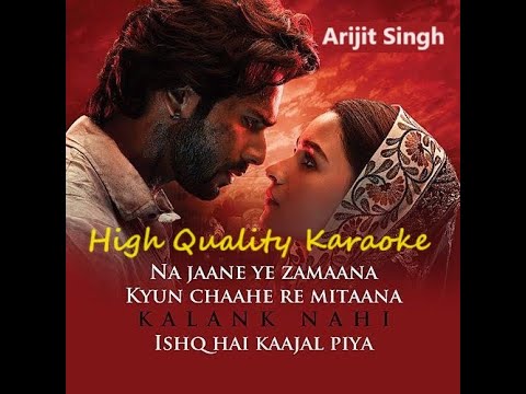 Karaoke with Lyrics- Kalank Title Track | Alia Bhatt , Varun Dhawan ...