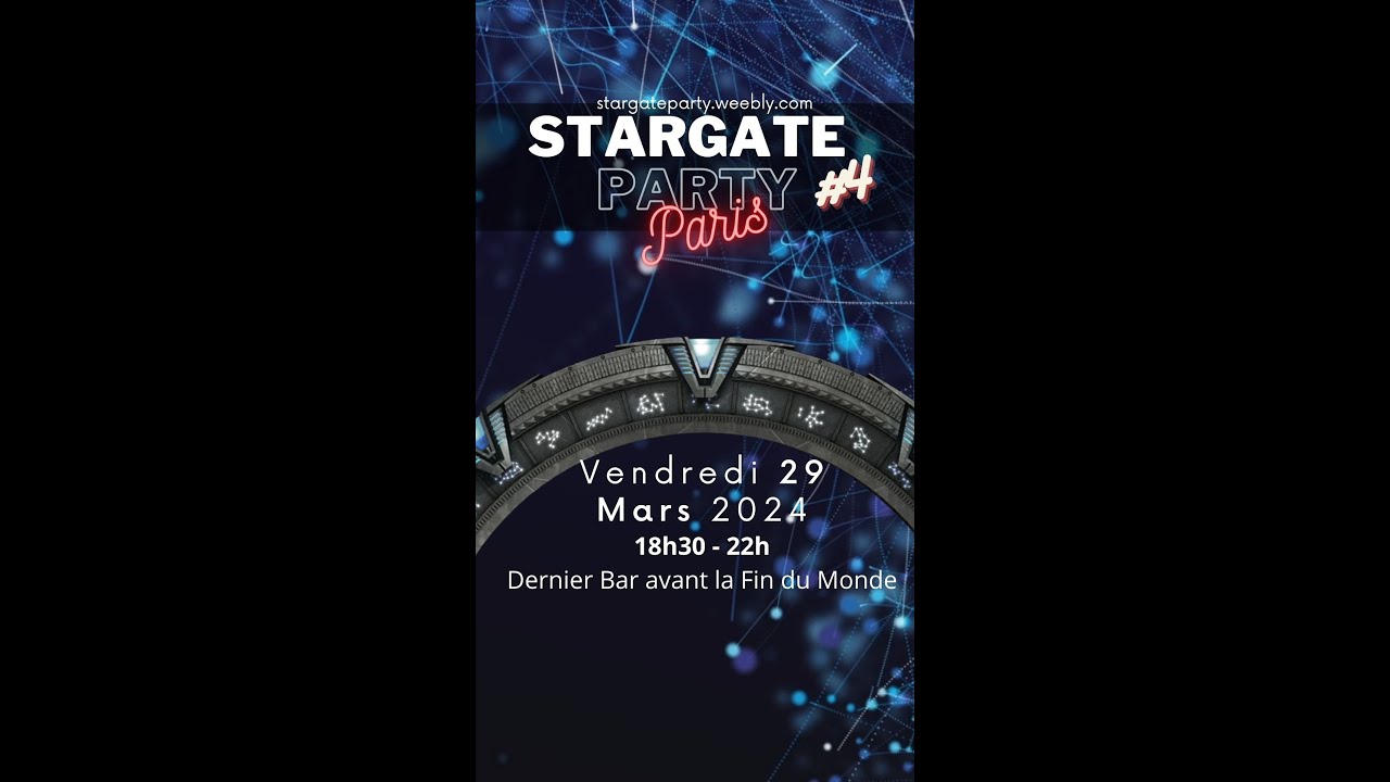 David Hewlett presents Stargate Party Paris #4 - YouTube