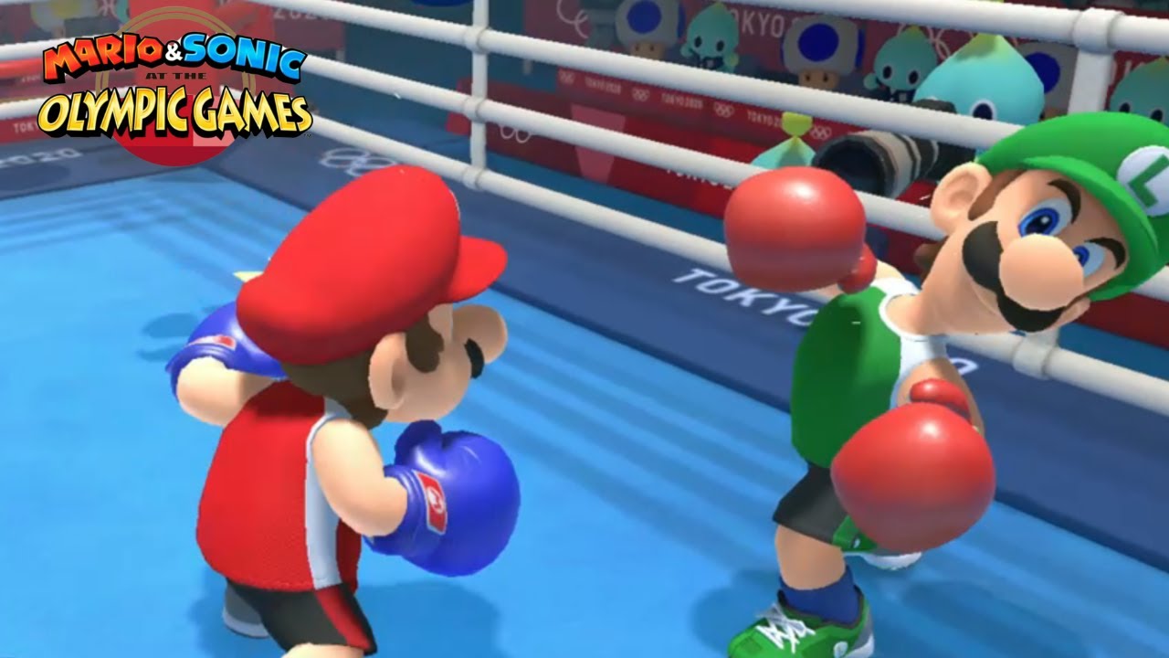 Mario & Sonic At The Olympic Games Tokyo 2020 Boxing Mario VS Luigi ...