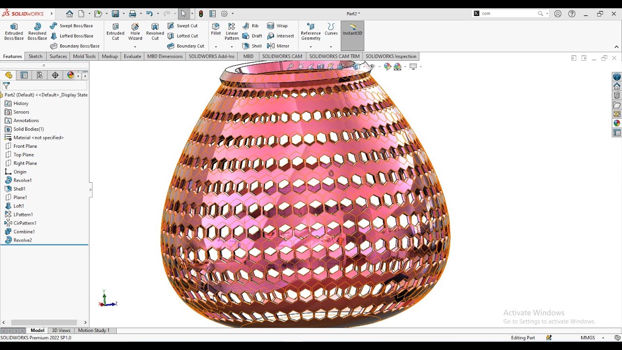 Juri model 2 for beginner || Solidworks model for beginners - YouTube