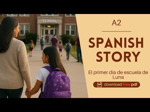 First Day of School in Spanish | Easy Story for Beginners (A2 Level ...