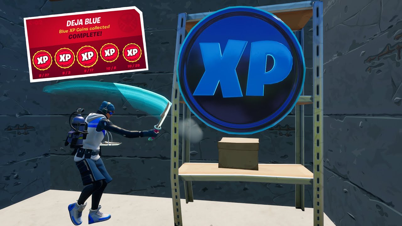 *NEW LOCATION* BLUE XP COIN RUINS / AUTHORITY (Week 4)! Deja Blue Punch ...