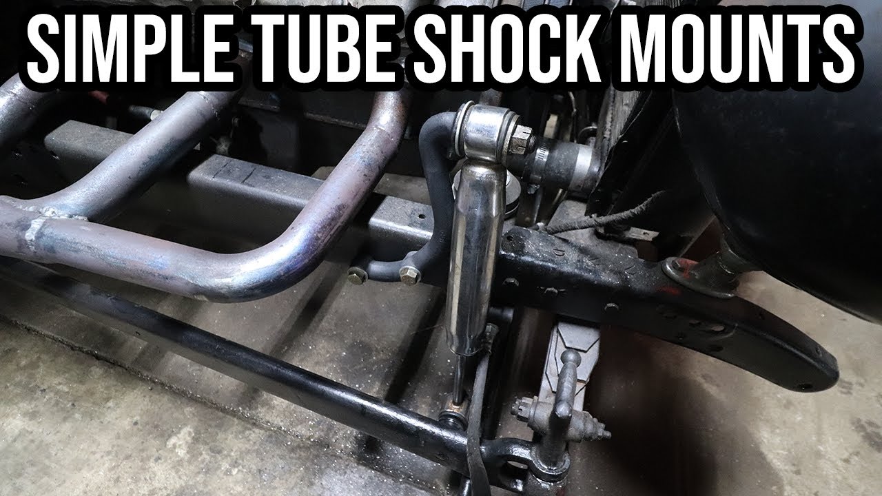 Repurposing Old Truck Parts to Install Tube Shocks on a Ford Model A ...