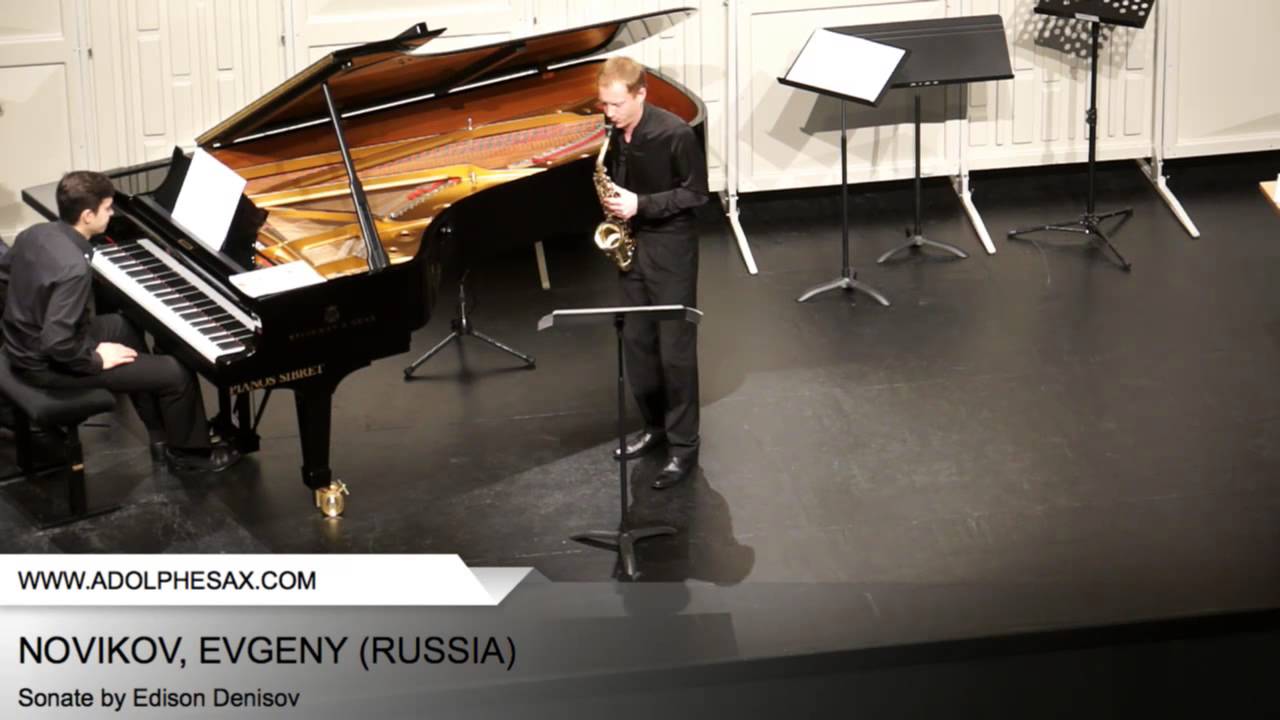 Dinant 2014 - NOVIKOV, EVGENY (Sonate by Edison Denisov) - YouTube