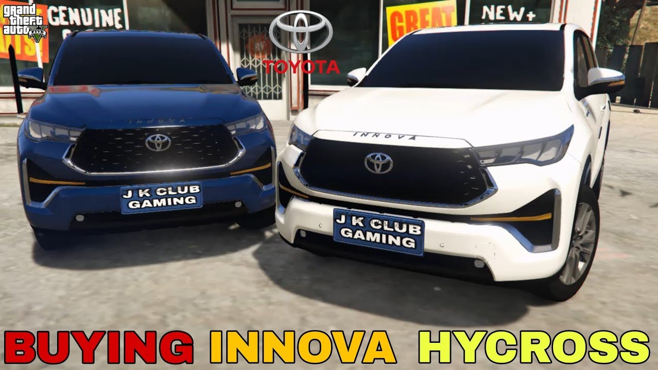 GTA 5 : BUYING TOYOTA INNOVA HYCROSS IN GTA 5 - YouTube