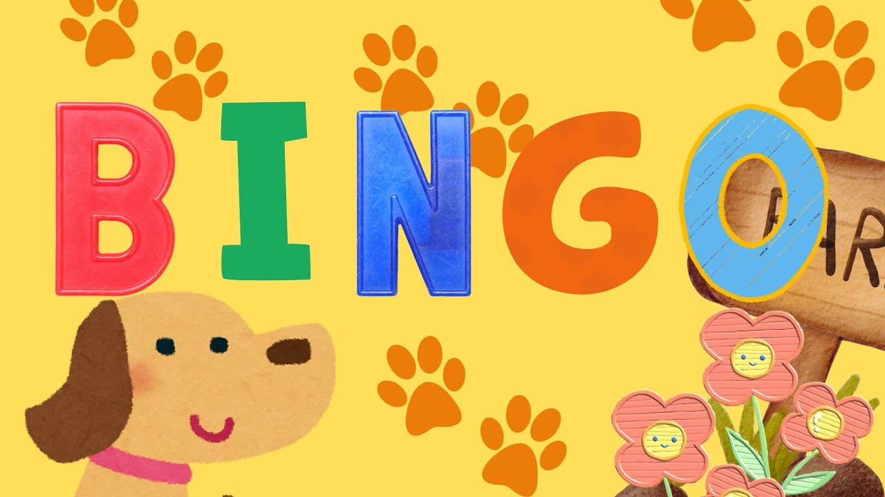 Bingo Song for Kids | Nursery Rhyme with Actions and Fun 🎶🐶 - YouTube