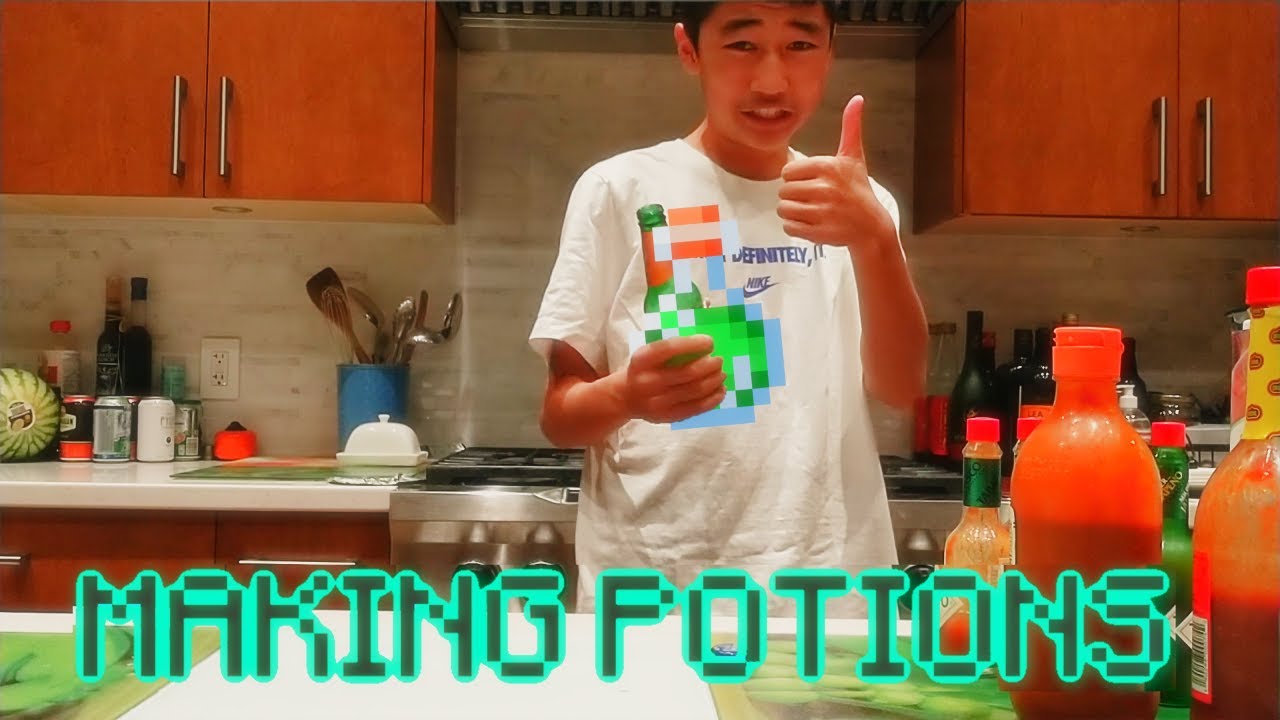 Making Minecraft Potions in Real Life - YouTube
