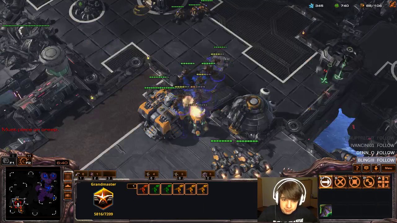 SC 2 - Grandmaster Zerg - Destroying Mech - Live Commentary - YouTube