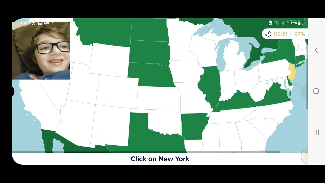 playing Seterra geography games - YouTube