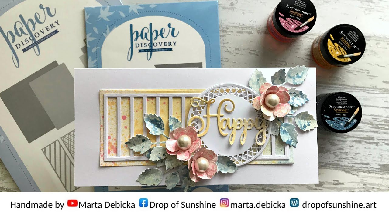 Fantastic purchase from #CraftStash and my take on Paper Discovery dies ...