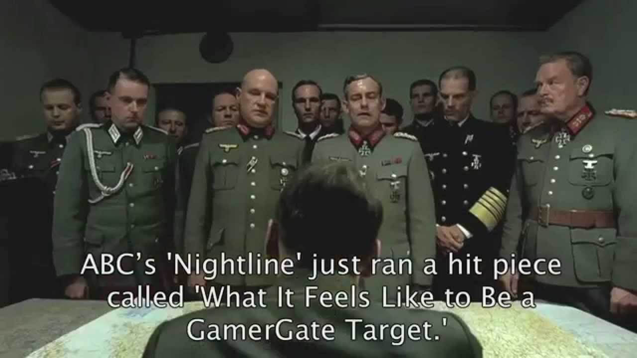 Hitler upset about ABC's hitpiece on GamerGate - YouTube