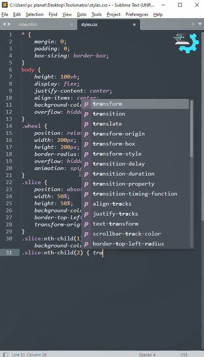 Colorful Wheel Spinning By HTML, CSS and JavaScript - YouTube