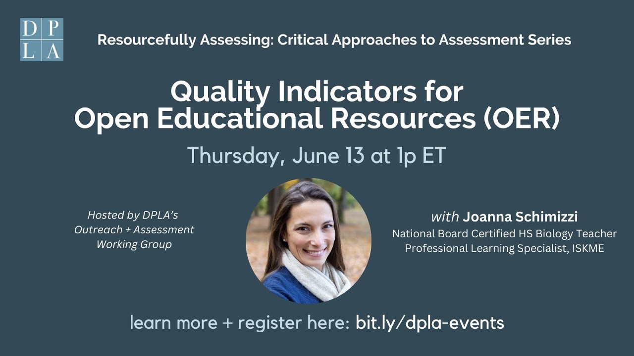 Quality Indicators for Open Educational Resources (OER) - YouTube