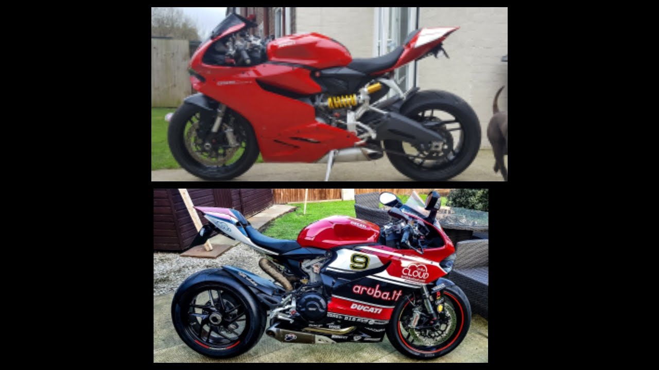 Custom Ducati Panigale V2 899 959 With 1199 1299 1st UK Single Swingarm ...