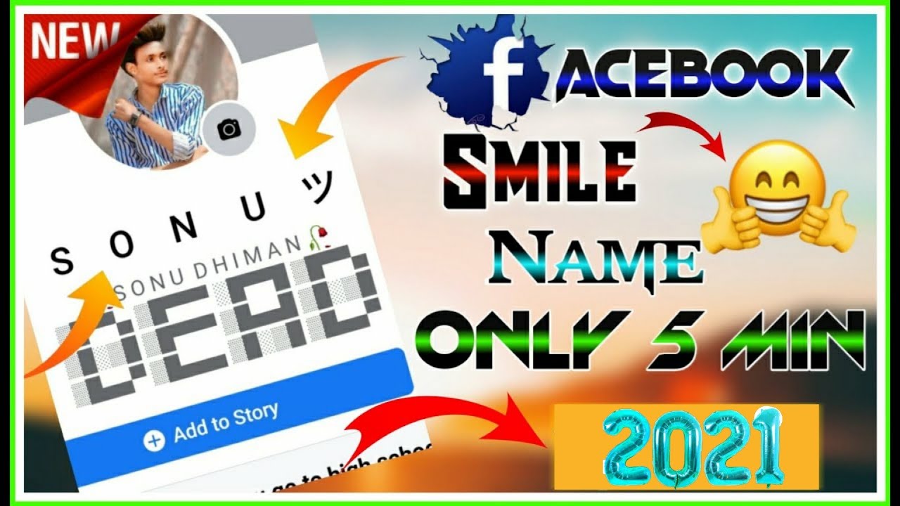 How To Make Smile Name Facebook Account | Facebook Smile Name Id ...