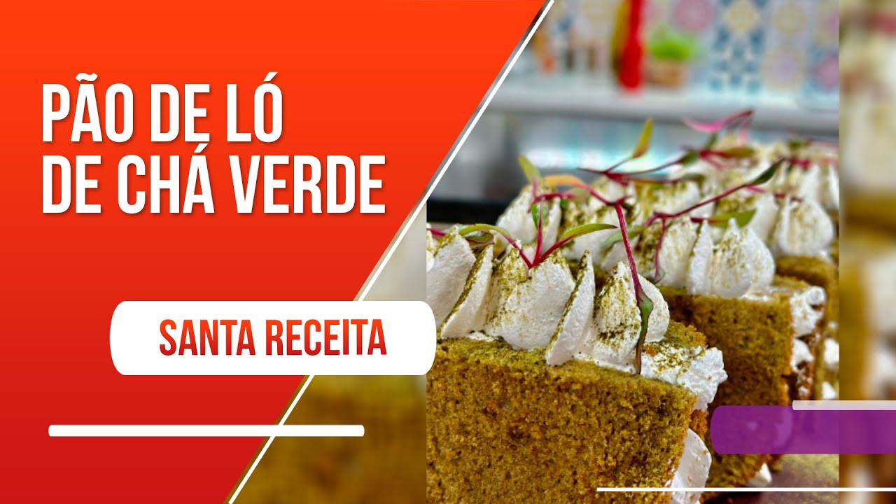 Aprenda a fazer pão de ló de chá verde com o Chef Léo - YouTube