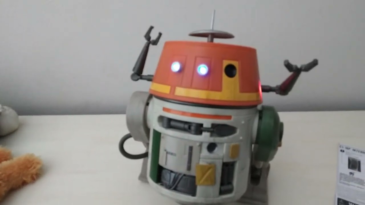 Droid Depot C1-10P "Chopper" - Remote Controllable Droid Demo - YouTube