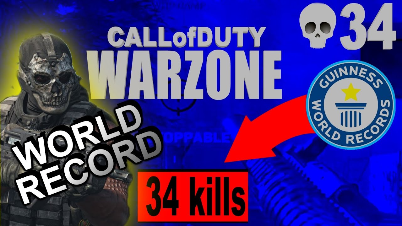WARZONE 34 KILL SOLO WORLD RECORD (MODERN WARFARE BATTLE ROYALE) IN ...