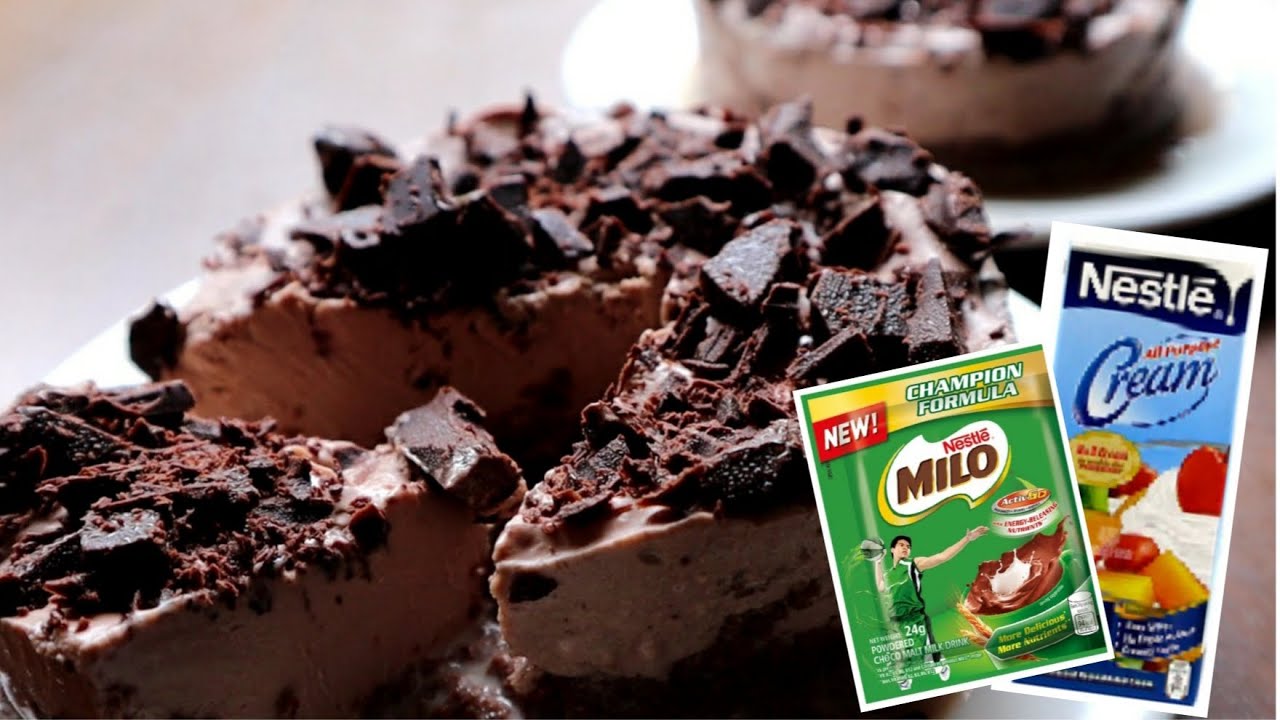 MILO ICE CREAM CAKE | MILO RECIPE - YouTube