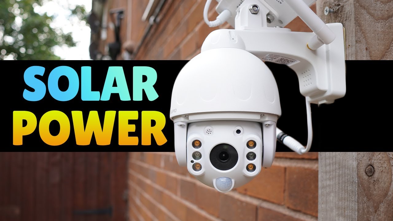 Use The Sun To Power Your Camera | Inqmegapro Solar CCTV PTZ Camera ...
