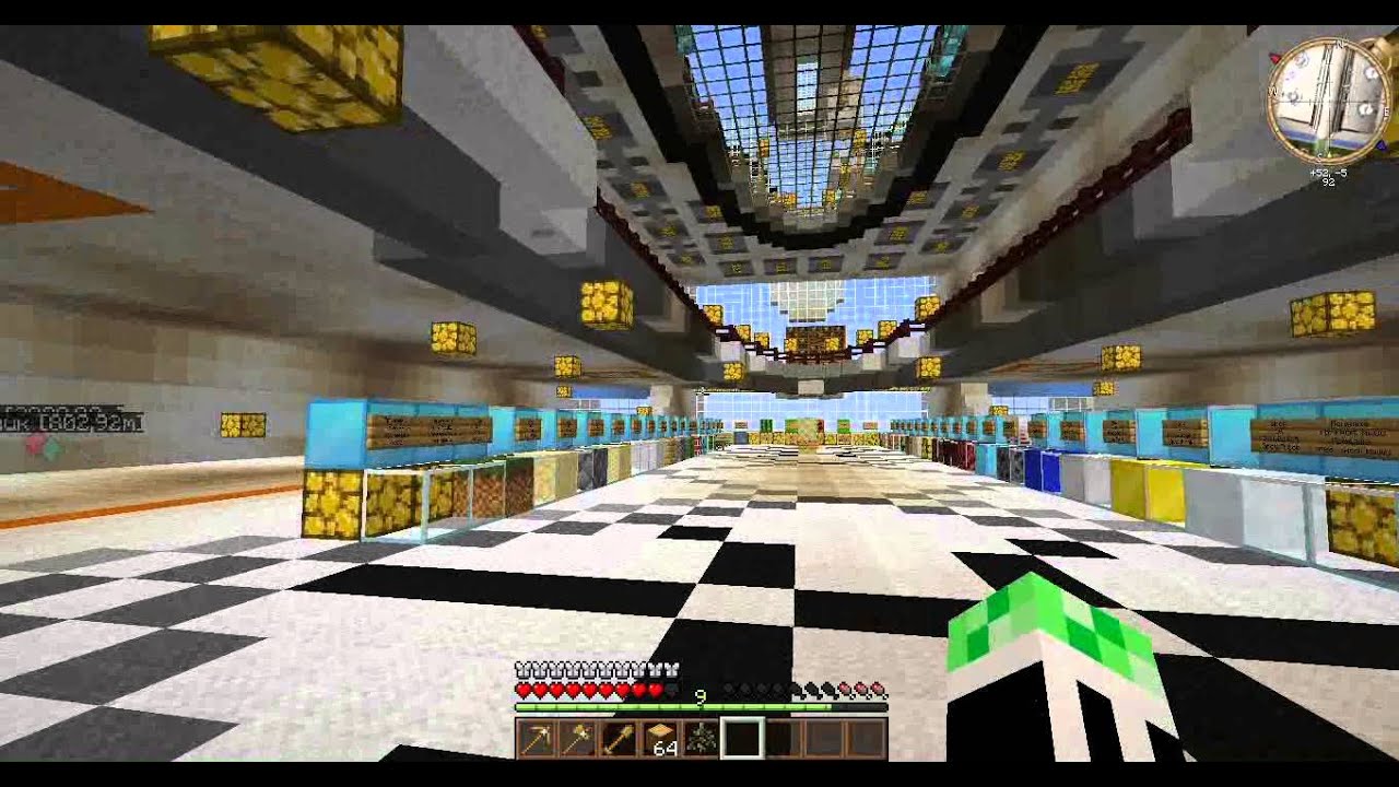 Обзор сервера Minecraft Only HiTech 1 часть - YouTube