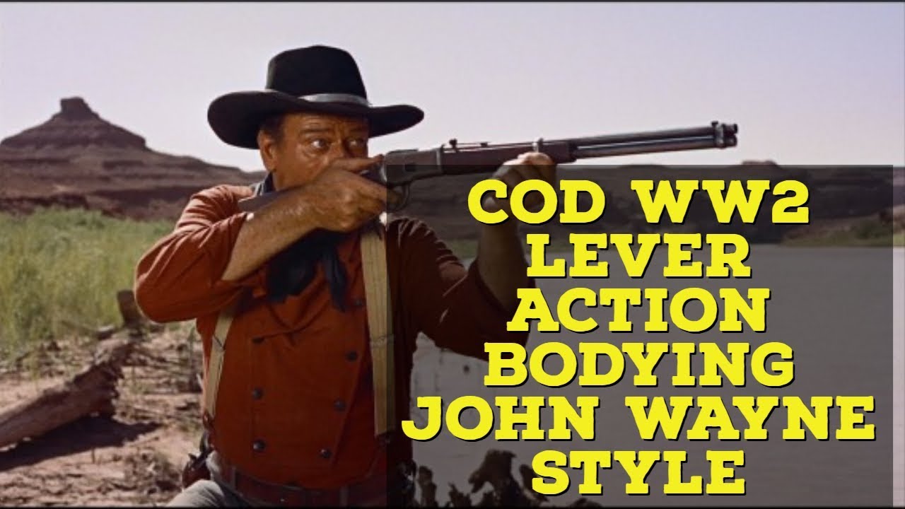 COD WW2 - Bodying kids with the Lever action JOHN WAYNE STYLE! - YouTube