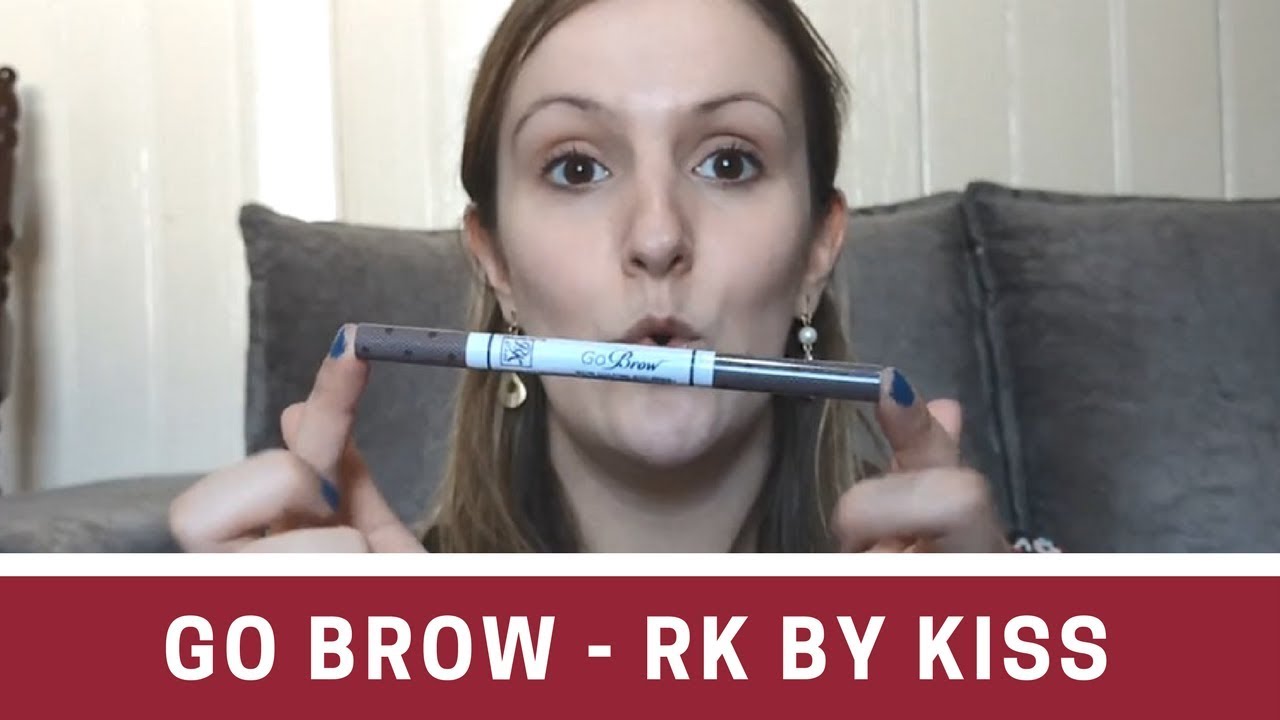 Lápis de sobrancelha - Go Brow - RK by kiss - YouTube
