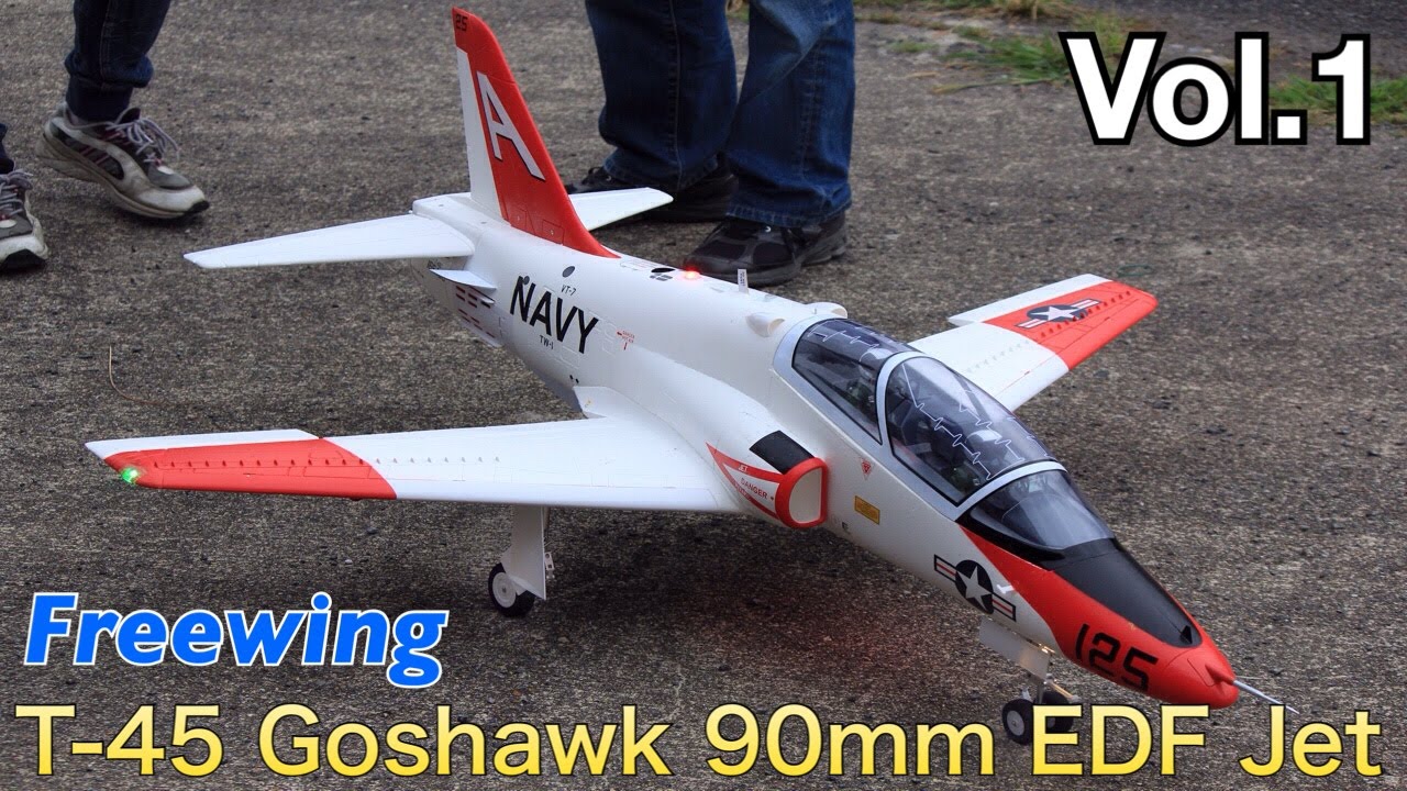 Freewing T-45 Goshawk 90mm EDF Jet RC Vol.1 - YouTube