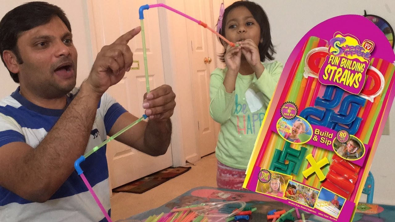 Super Sipperz Fun Building Zippy Straws | Toy Review | Fun Toys for ...