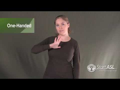 ASL 1 Unit 3 - Types of Signs - YouTube