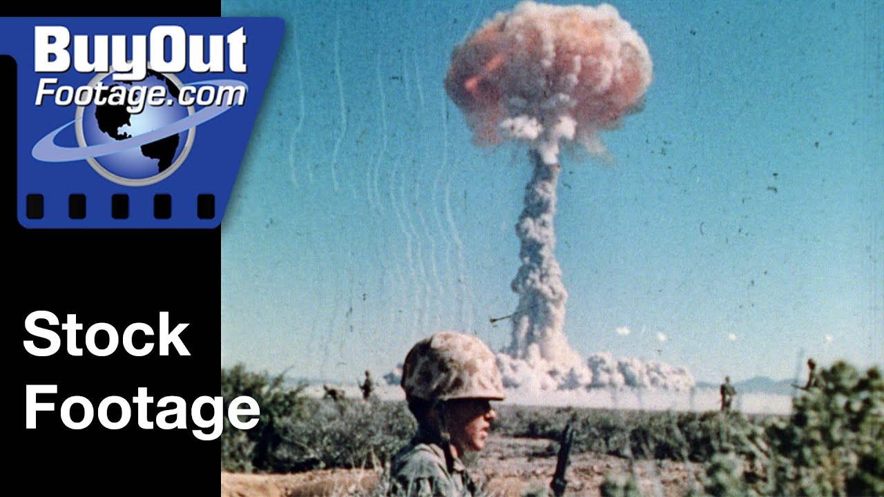 Project Desert Rock 1954 Nuclear Test Nevada | Stock Footage - YouTube
