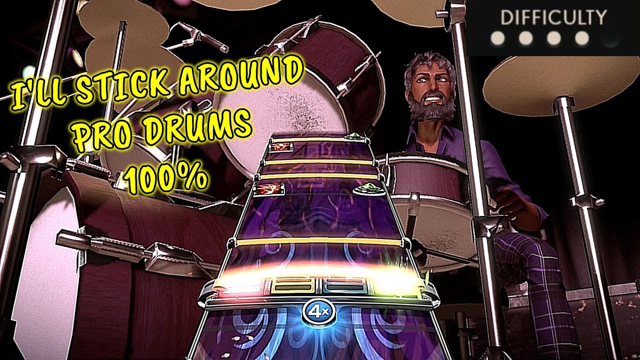Rock Band 4 - I'll Stick Around by Foo Fighters - Pro Drums 100% - YouTube