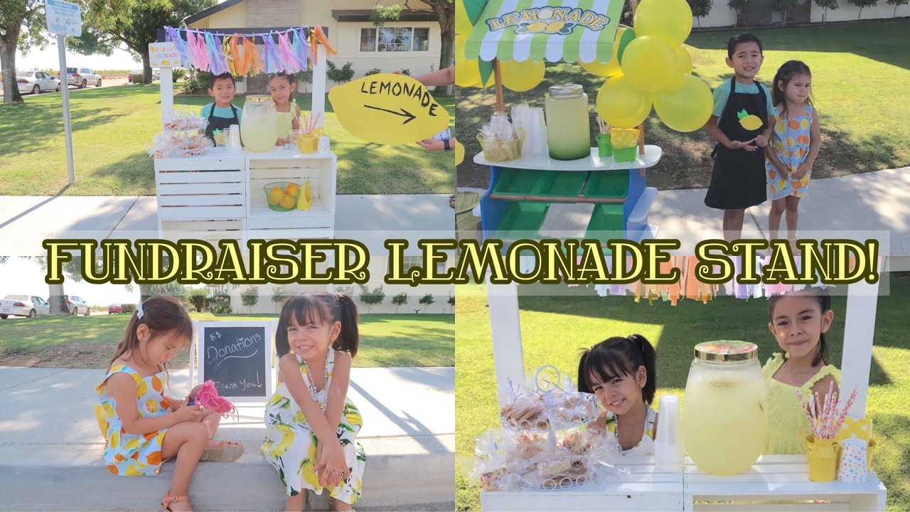 Fundraiser Lemonade Stand! - YouTube