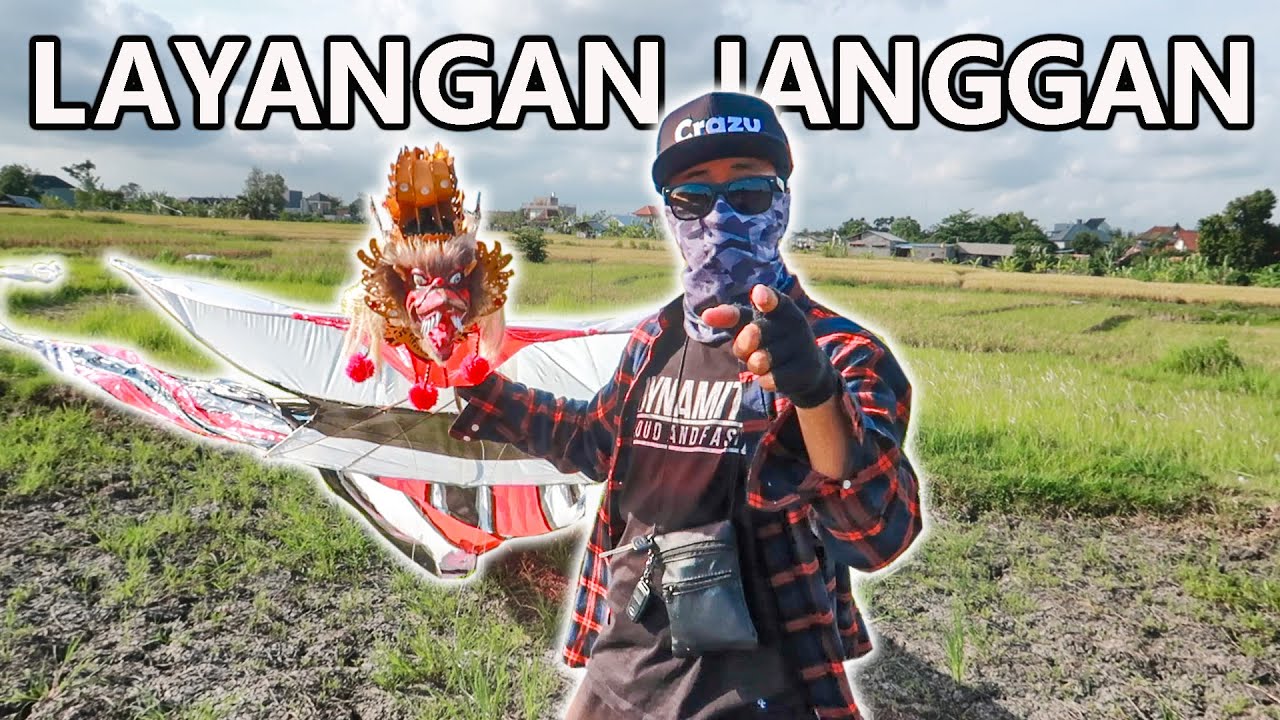 MAIN LAYANGAN JANGGAN EKOR PANJANG 25 METER!! - YouTube
