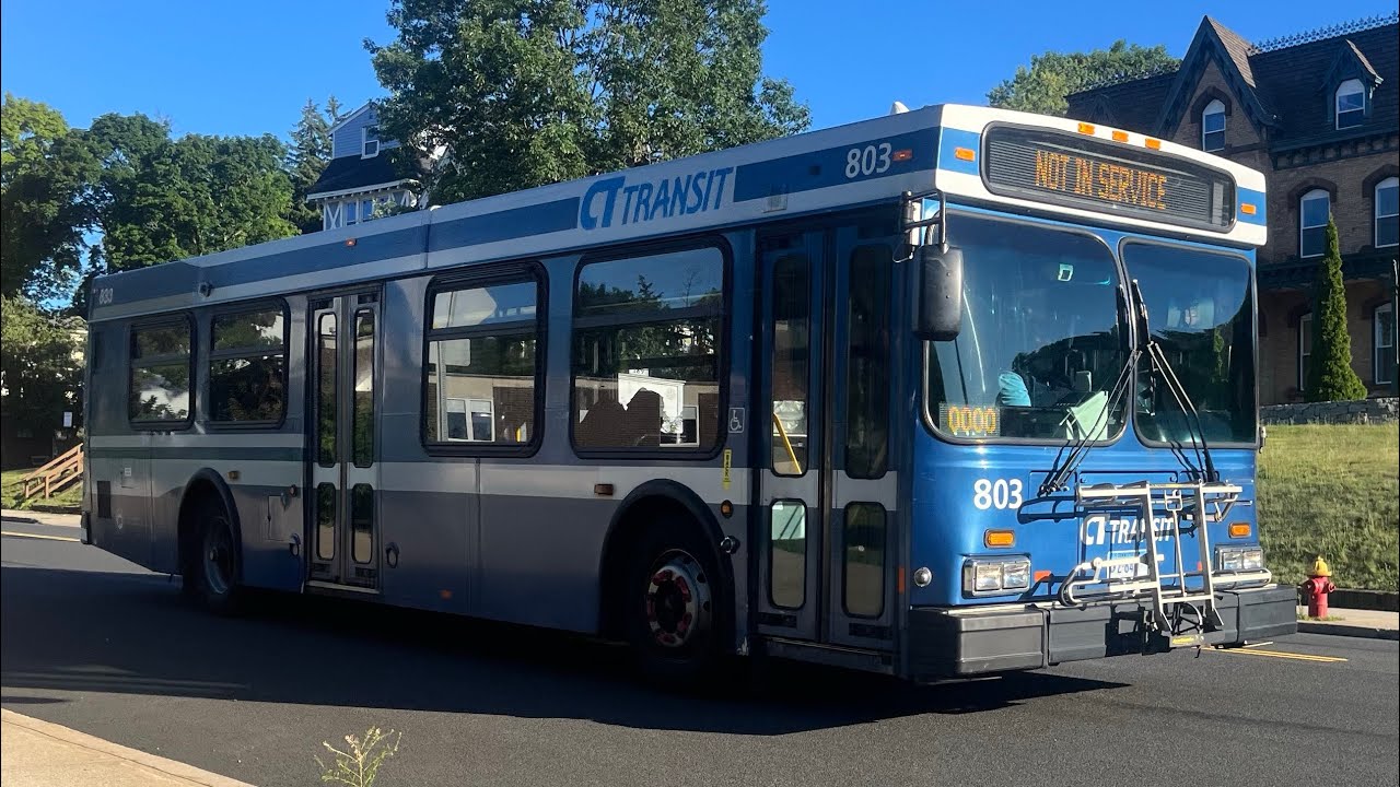 Ride on: CTtransit #803 on Route 215M - YouTube