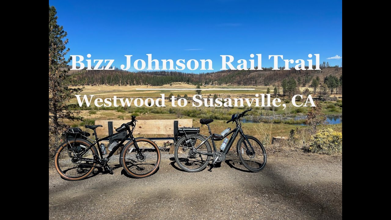 Bicycling the Bizz Johnson Trail - YouTube