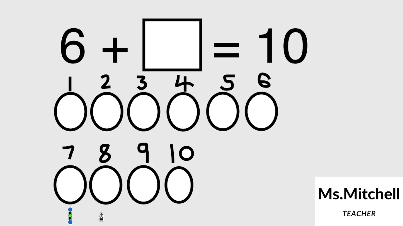 Finding the Missing Part of an Equation - Ms. Mitchell Tutor - YouTube