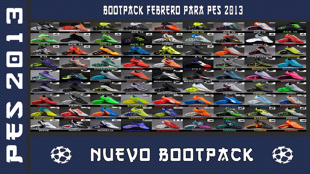 Descargar Nuevo Bootpack Para PES 2013 (FEBRERO) - YouTube