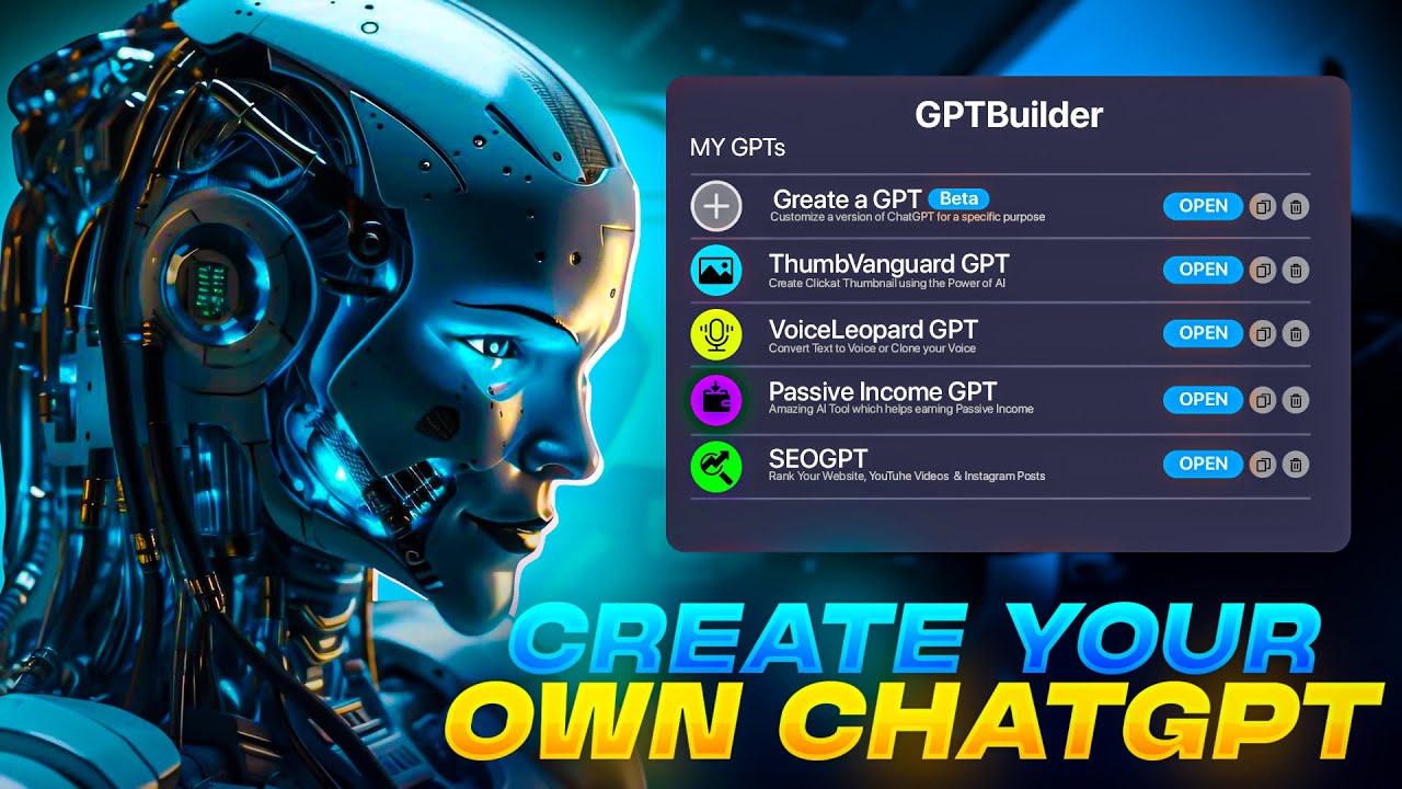 Create Your Own Customgpt Beginner Step By Step Youtube