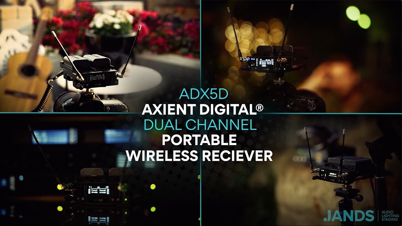 ADX5D - Axient® Digital Dual-Channel Portable Wireless Receiver - YouTube