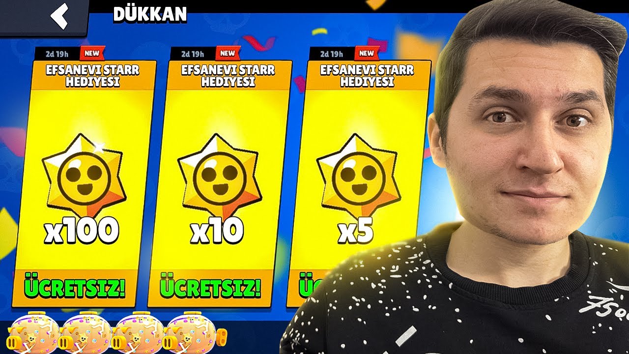100 STARR DROPS GELDİ!! Brawl Stars - YouTube
