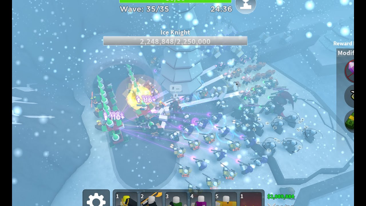 Over V-Climax Tower Defense - Winter event triumph!1!1 - YouTube
