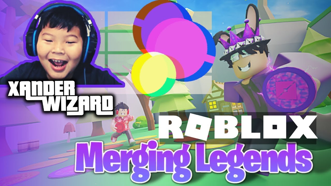 Playing Roblox Merging Legends | Xander Wizard - YouTube