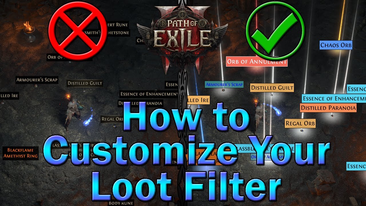 [Path Of Exile 2] How To Make A Loot Filter (Beginner's Guide to ...