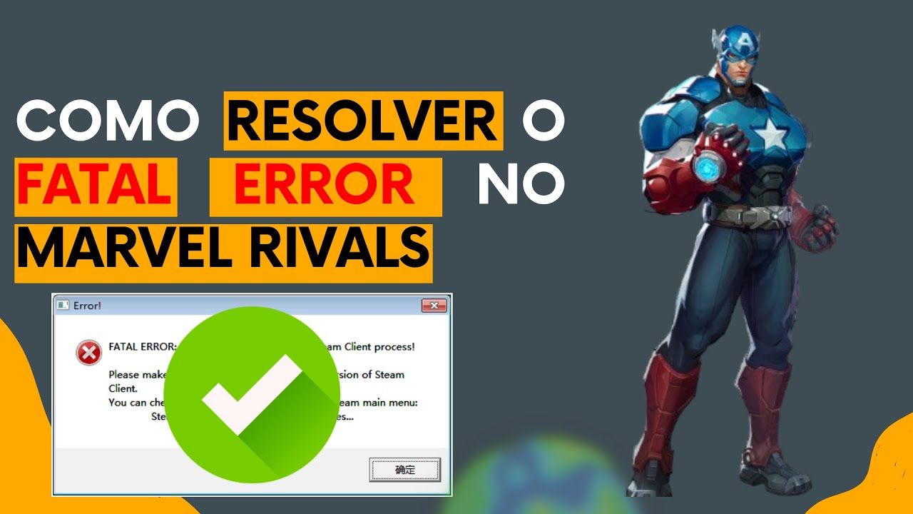 COMO RESOLVER O ERRO DO FATAL ERROR NO MARVEL RIVALS - YouTube