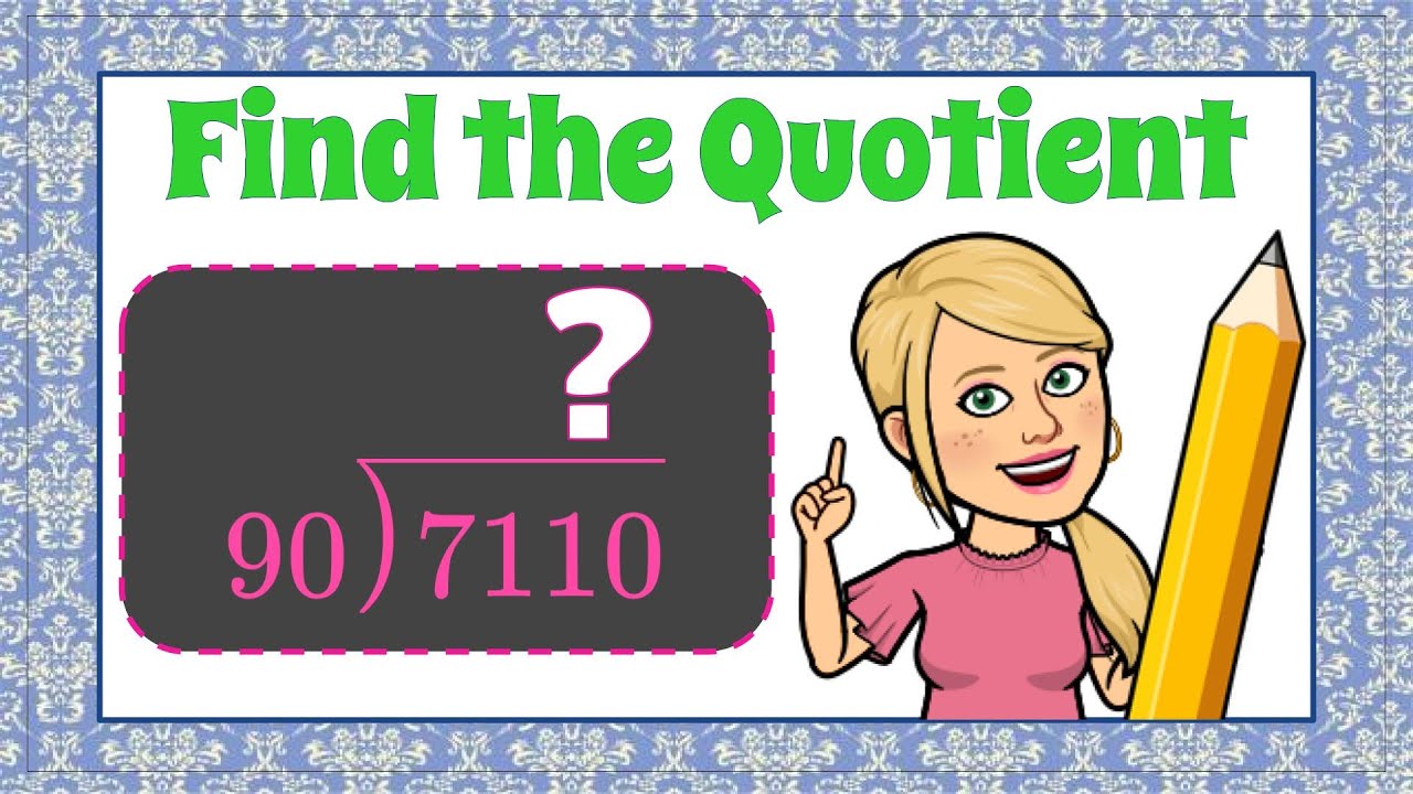 How To Find The Quotient 6 NS B 2 YouTube
