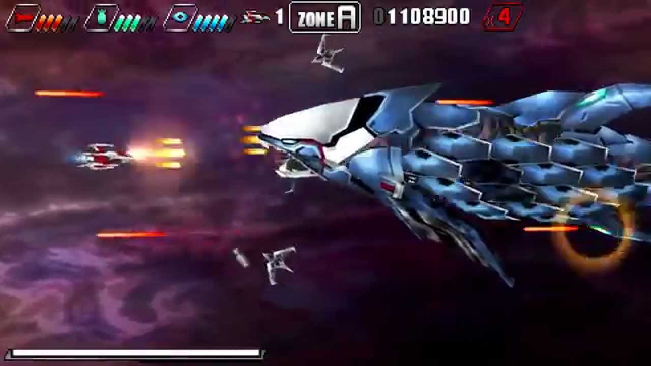 Darius Burst: Second Prologue - Gameplay [PSP] - YouTube