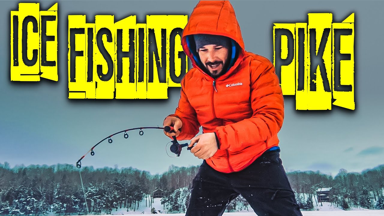 Ice fishing for pike with Frostbite and Andy Hunter Fishing - YouTube