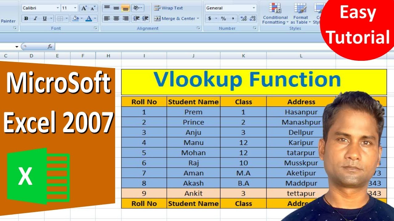 Microsoft Excel Vlookup Function Vlookup In Excel How To Use